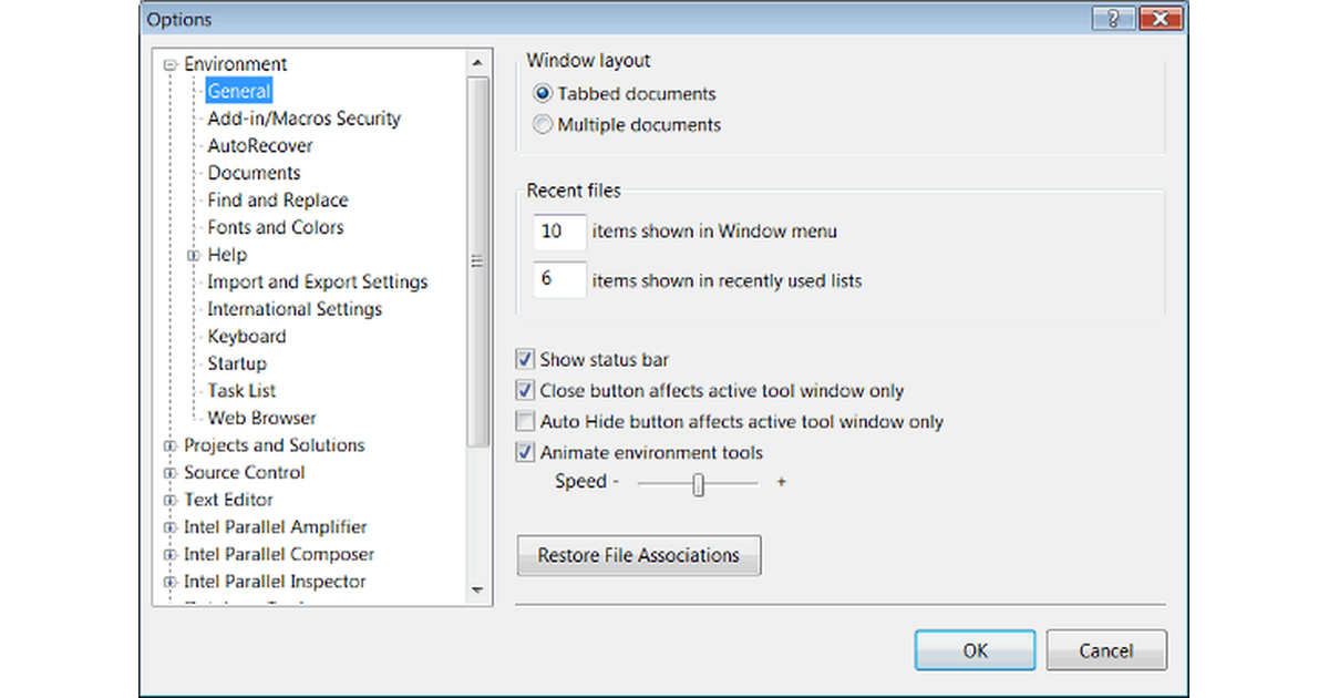 Description of the error of integrating Intel Parallel Studio Service ...